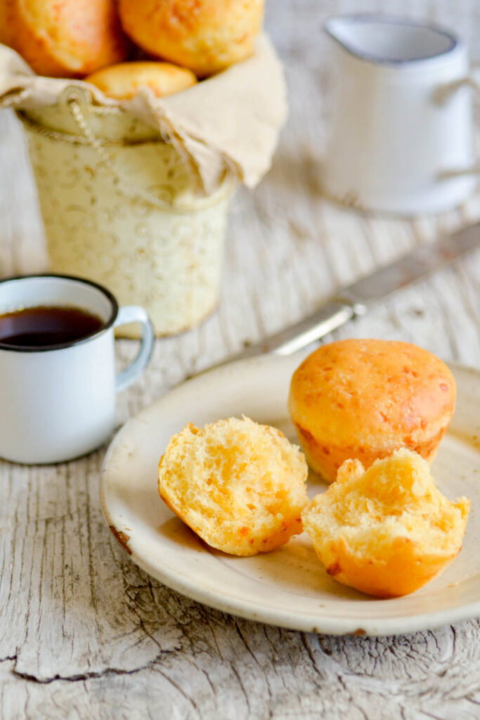Cheddar Cheese Bread Recipe Easy Buttery Rolls - Tia Clara