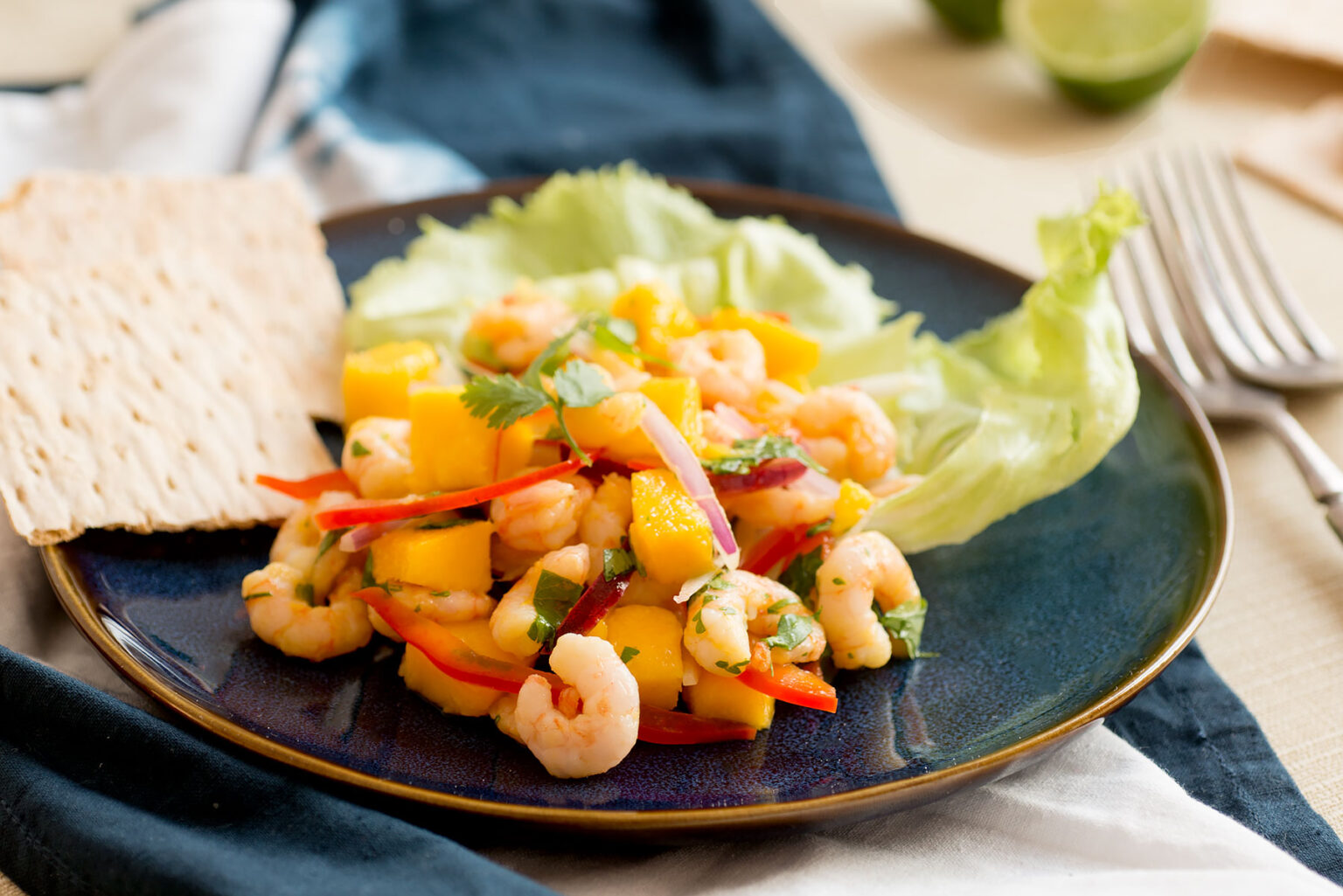 Receta de Ceviche de Camarones y Mango - Tia Clara