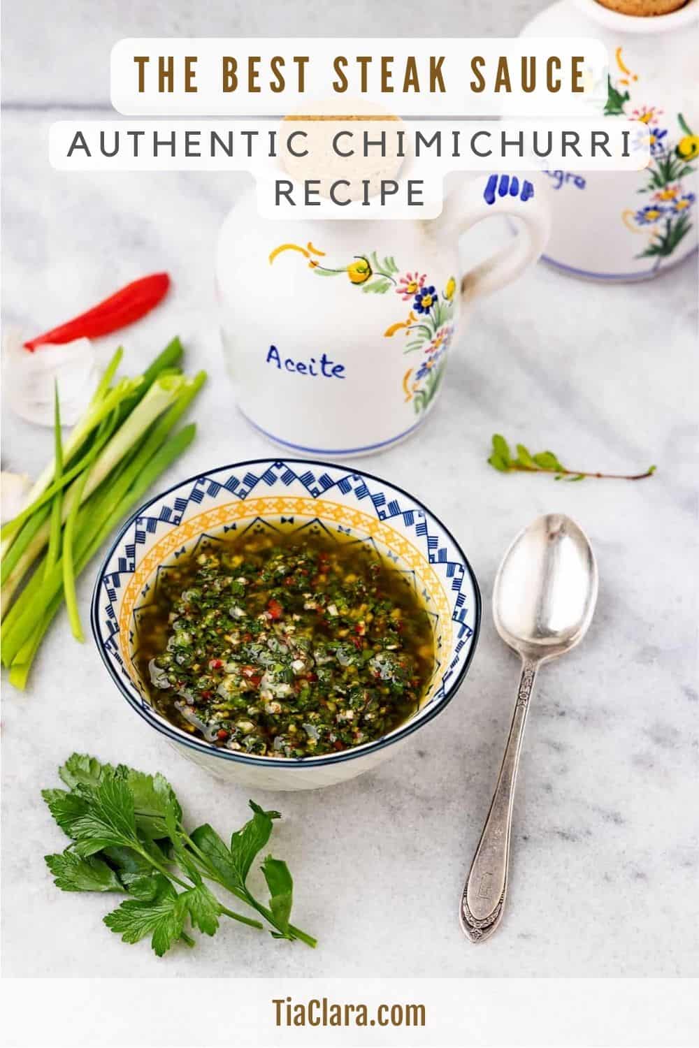 Authentic Chimichurri [Video+Recipe] - Tia Clara