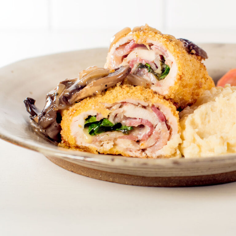 Pollo Cordon Bleu Horno/Air Fryer [Video+Receta] - Tia Clara