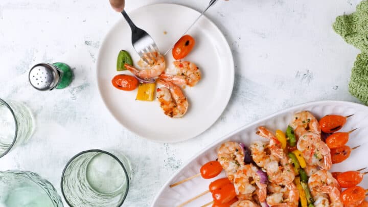 Shrimp Brochettes in Ginger & Honey Marinade - Tia Clara