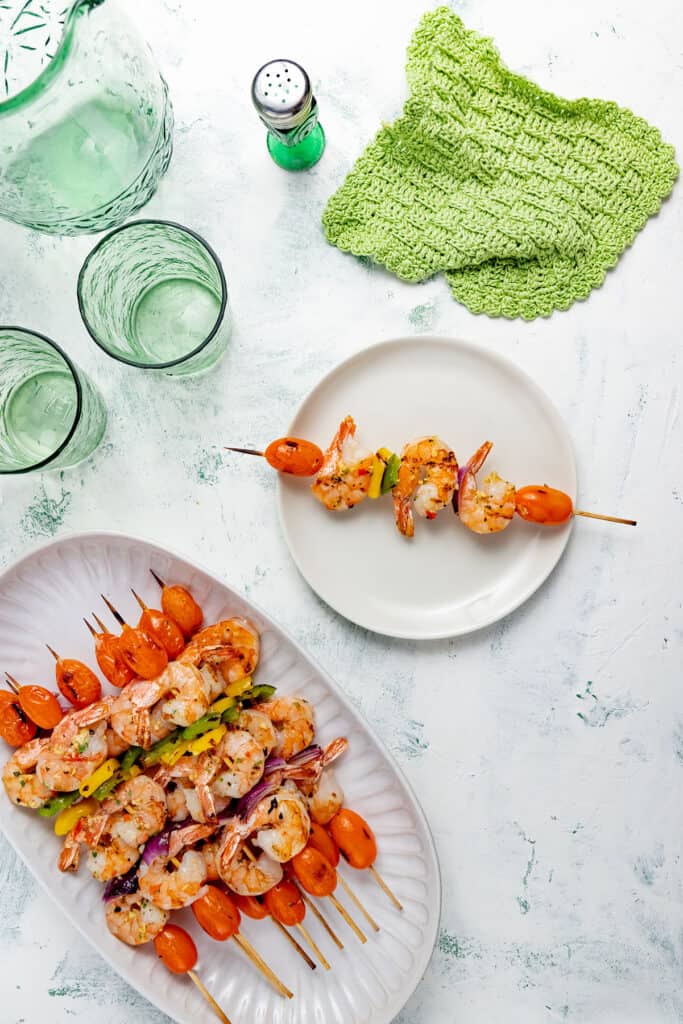 Shrimp Brochettes in Ginger & Honey Marinade - Tia Clara