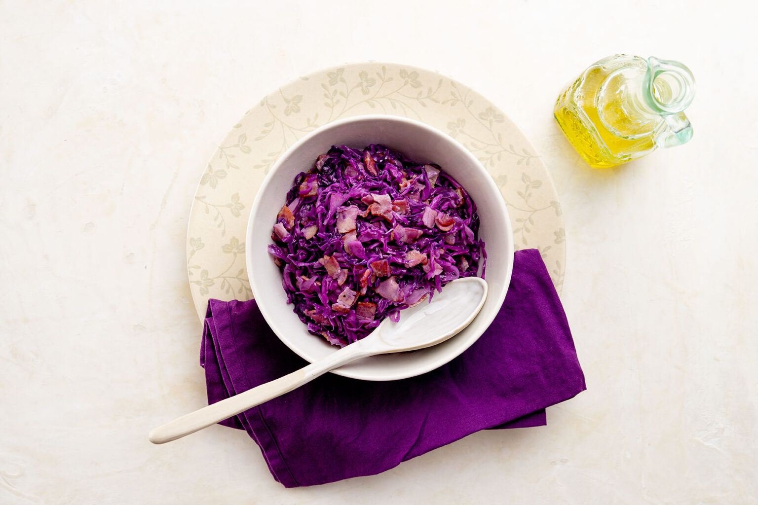 Repollo Morado Salteado [Video+Receta] - Tia Clara